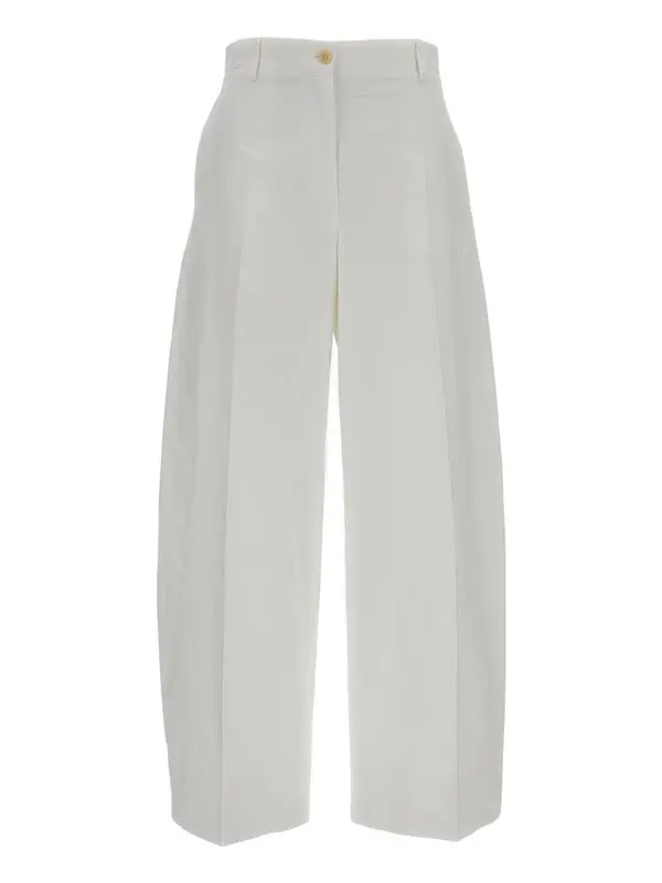 Alberto Biani Wide-leg Trousers - White