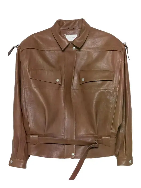 Magda Butrym Belted Jacket - Brown