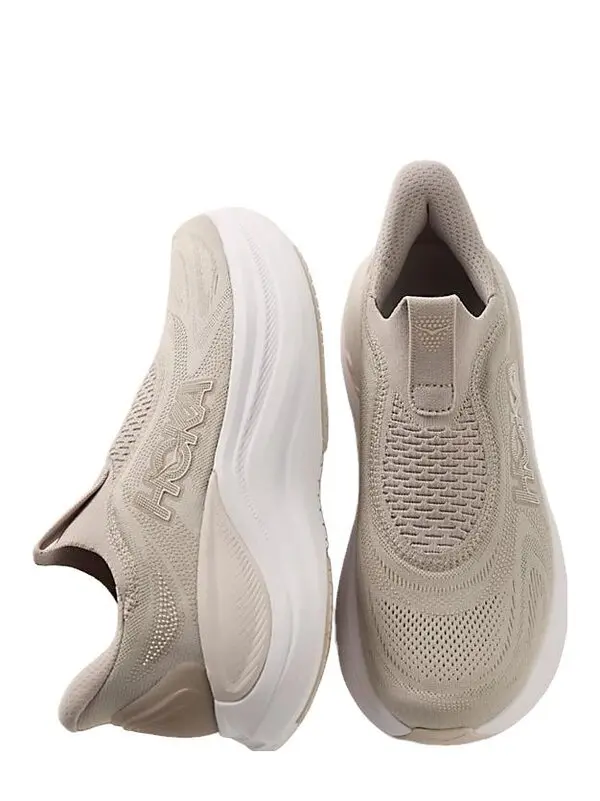 HOKA® Skyward Laceless Sneakers - Putty/white