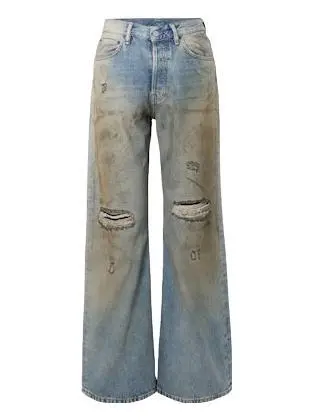 Acne Studios 2021m Loose Fit Jeans - Mid Blue