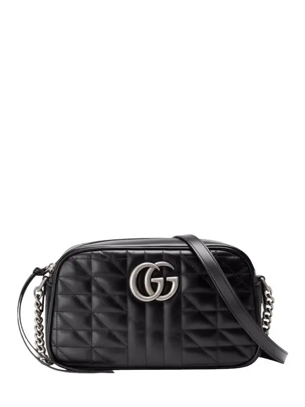 Gucci Gg Marmont Small Shoulder Bag - Black