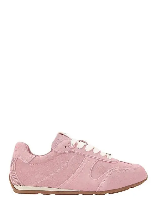 Kurt Geiger Luella Suede Trainers - Pink