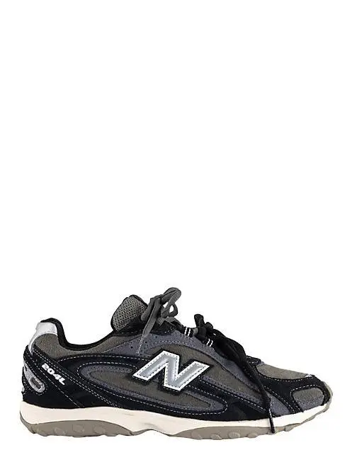 NEW BALANCE 204l Suede And Mesh Trainers - Black Magnet