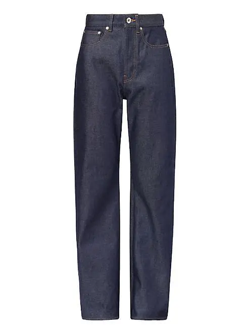 JW Anderson Straight-leg Denim Jeans - Indigo