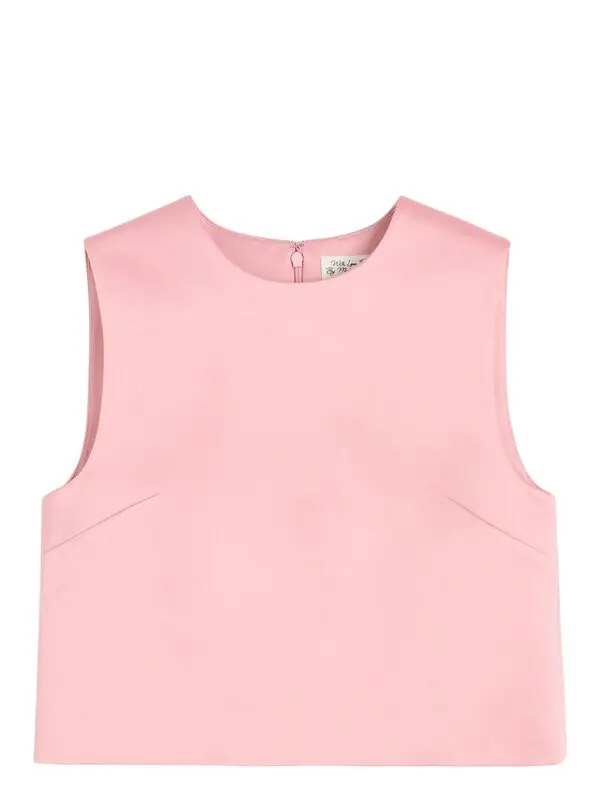 BY MALENE BIRGER Valentina Satin Top - Pink Rose