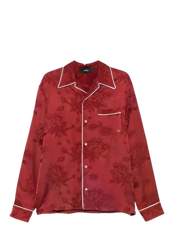 Amiri Floral Jacquard Shirt - Red