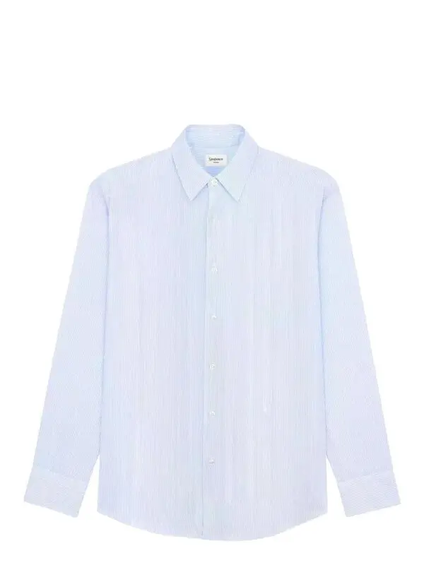 Saint Laurent Cassandre Striped Shirt - Blue
