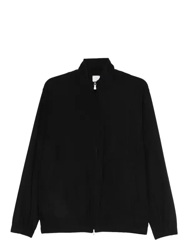 Eleventy High-neck Bomber Jacket - Black