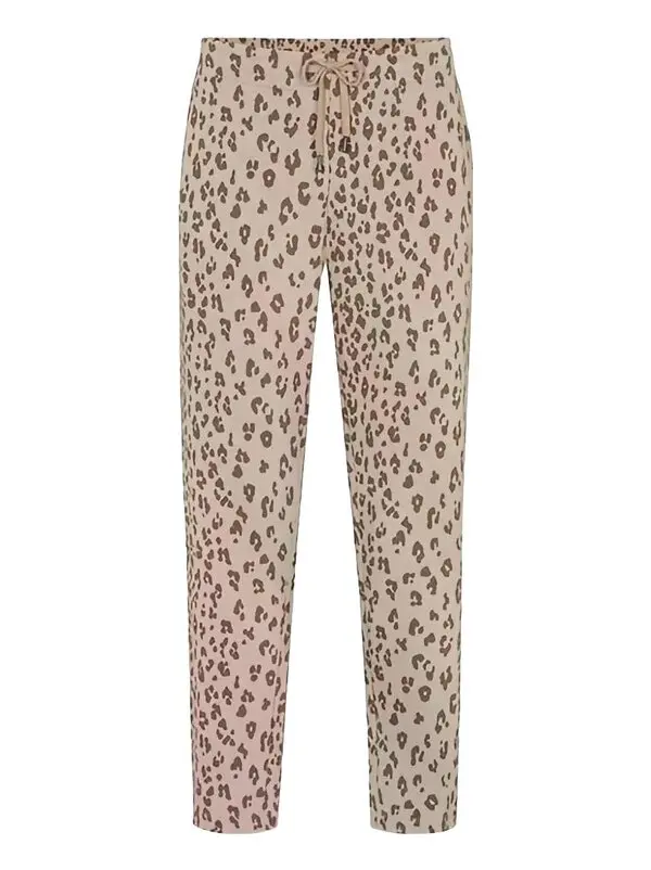 JUVIA Animal-print Track Pants - Neutrals