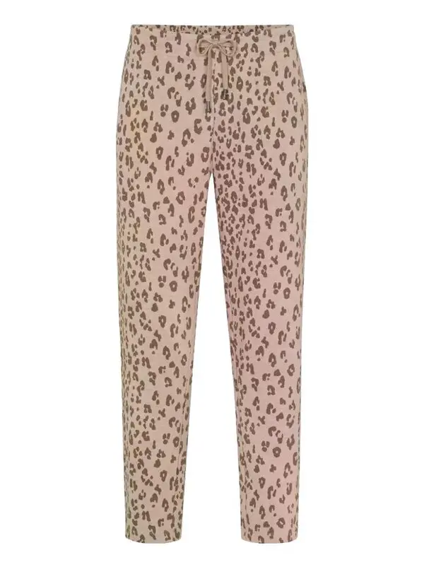 JUVIA Animal-print Track Pants - Neutrals