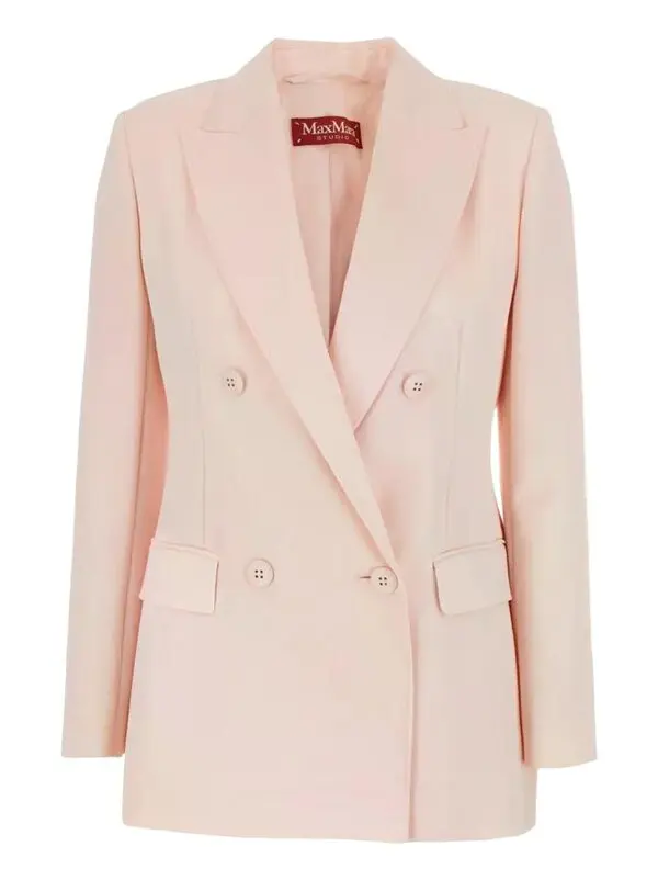 Max Mara Double-breasted Blazer - Pink