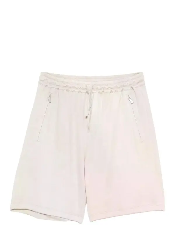 Eleventy Drawstring-fastening Track Shorts - Neutrals