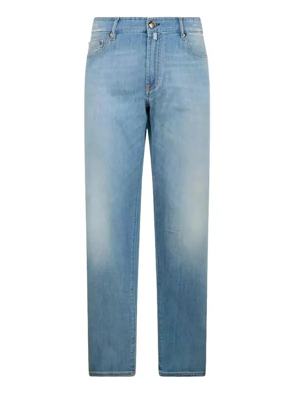 MOORER Five-pocket Jeans - Blue