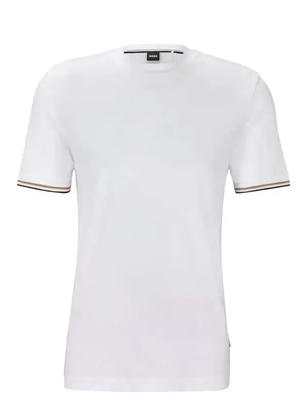 BOSS Thomson 04 Short-sleeved Trim T-shirt - White