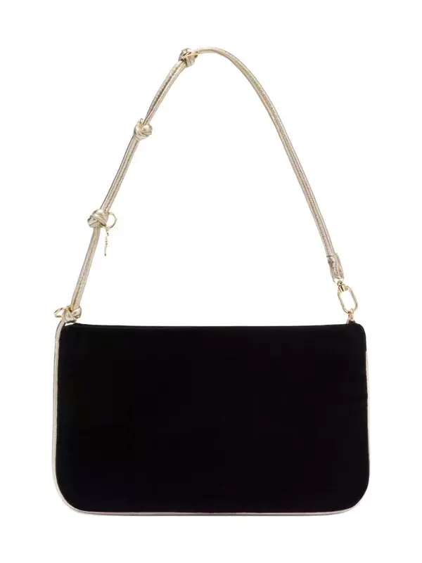 Furla Velvet Shoulder Bag - Black