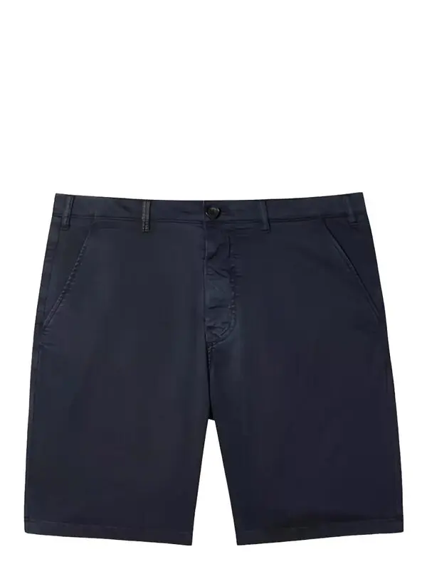 Paul Smith Logo-patch Shorts - Blue