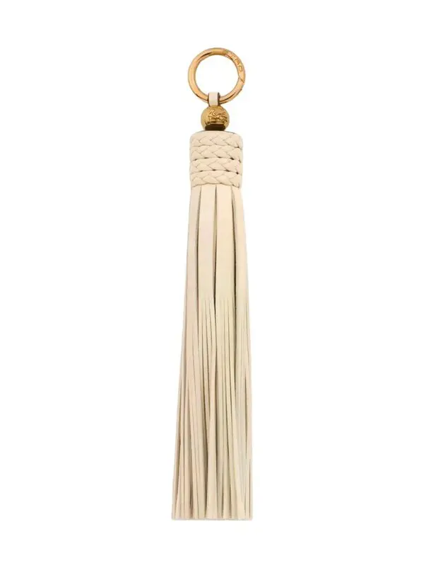Etro Leather Tassel Charm - Neutrals