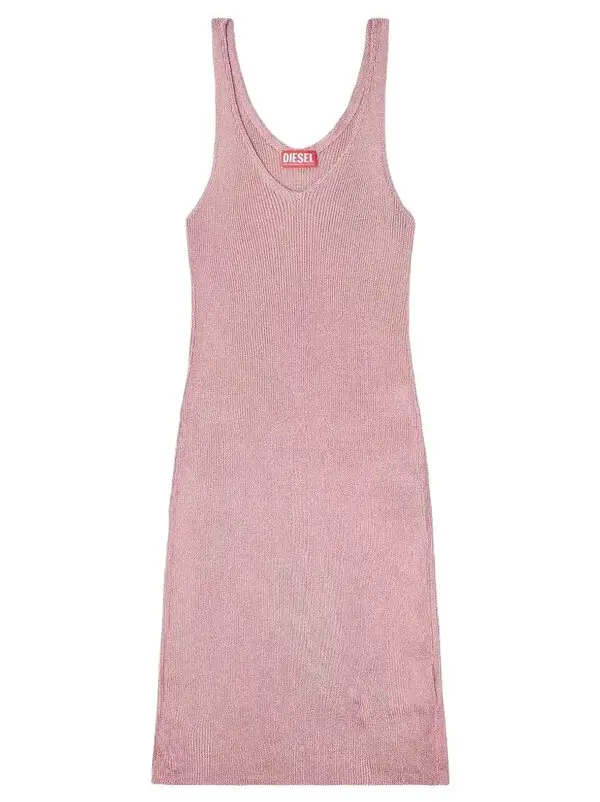 DIESEL Sleeveless Midi Dress - Pink