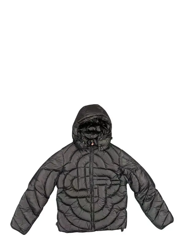 Casablanca Monogram Quilted Puffer Jacket - Black