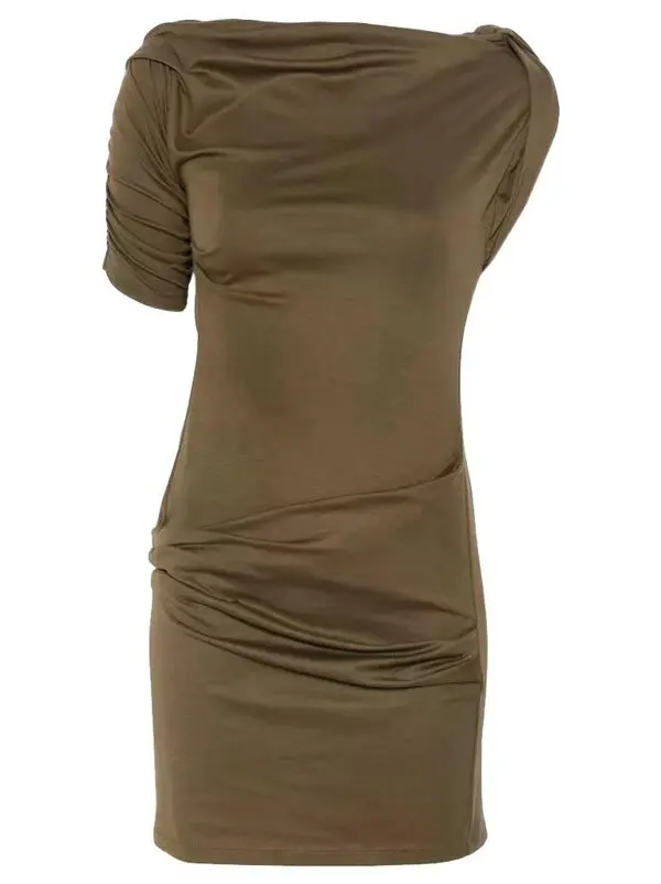 Jacquemus Draped Mini Dress - Brown