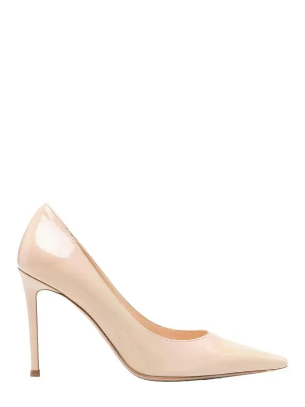 Roberto Festa Calf Leather Heel Pumps - Neutrals
