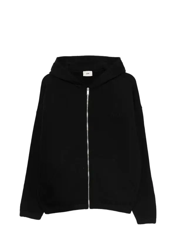AUTRY Zip-up Hoodie - Black