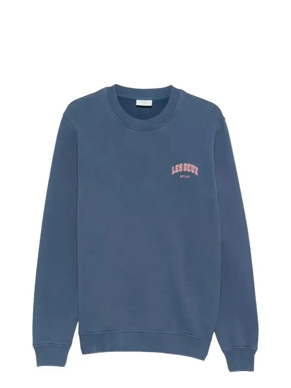 LES DEUX Brady Logo Sweatshirt - Blue