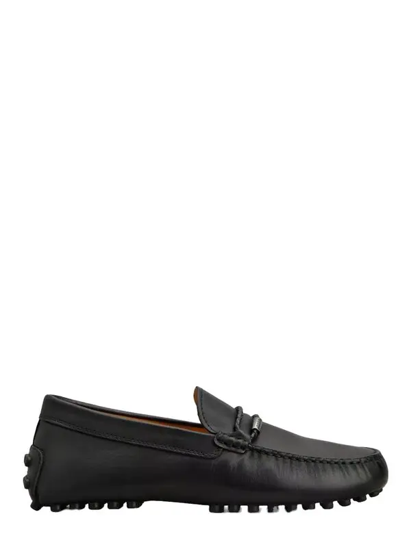 TOD'S Leather Loafers - Black
