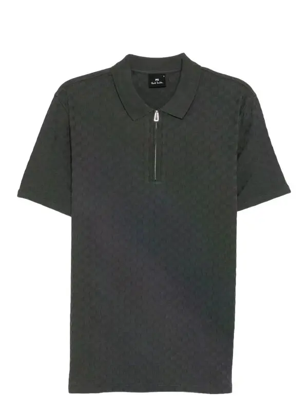 Paul Smith Zipped Polo Shirt - Grey