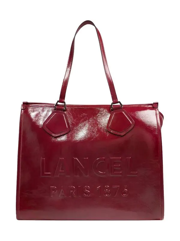 LANCEL L Zip Tote Bag - Red