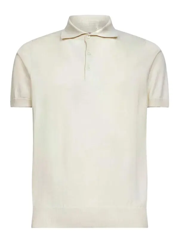Brunello Cucinelli Buttoned Polo Shirt - Neutrals