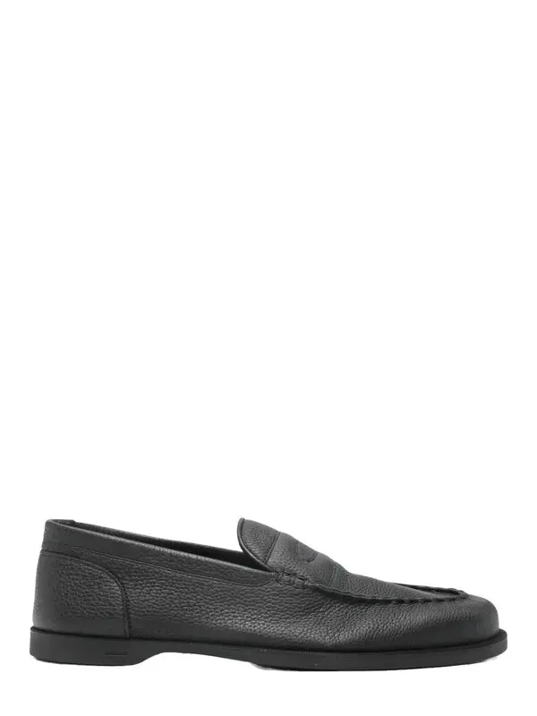 John Lobb Raised-seam Loafers - Black