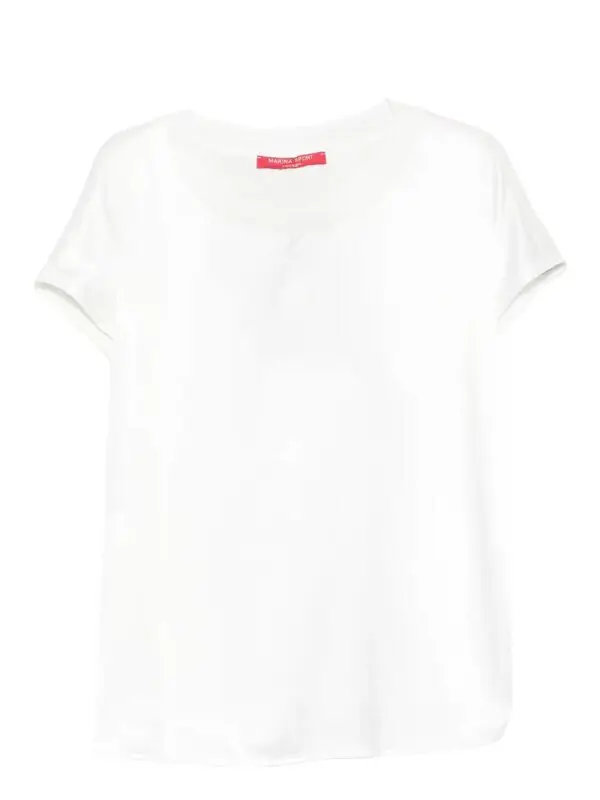 Marina Rinaldi Mrslirica Crew-neck Blouse - White