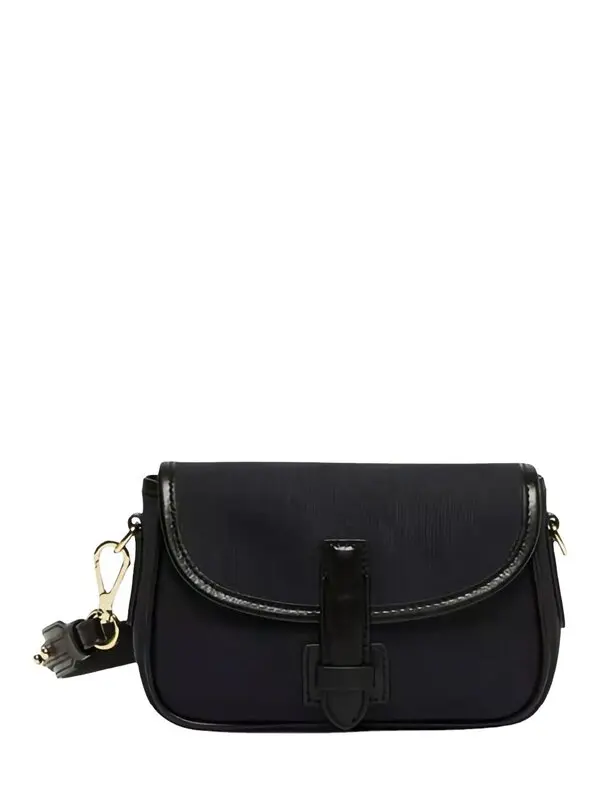 Max Mara Buckle Strap Shoulder Bag - Blue