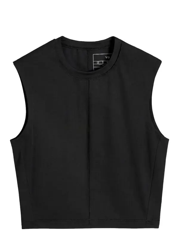 Y3 Yohji Yamamoto Sleeveless Tank Top - Black