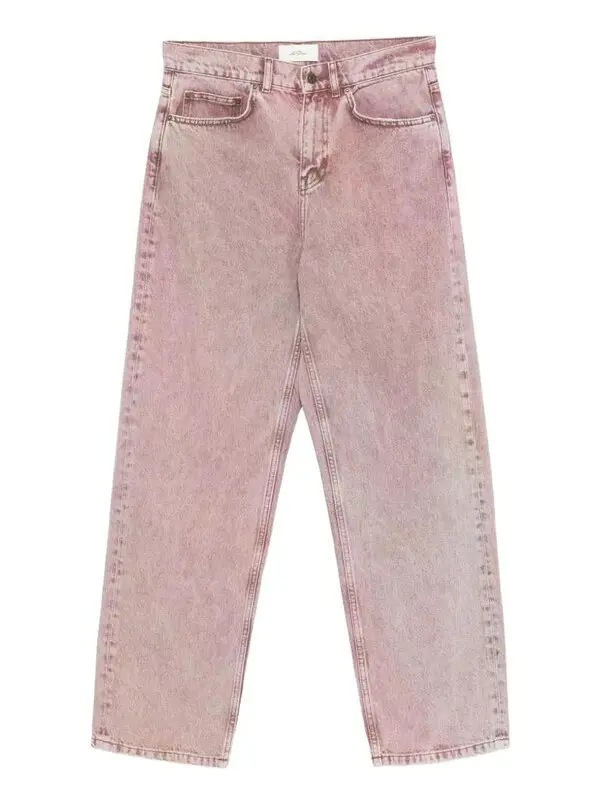 LES DEUX Roi Denim Wide-leg Jeans - Pink