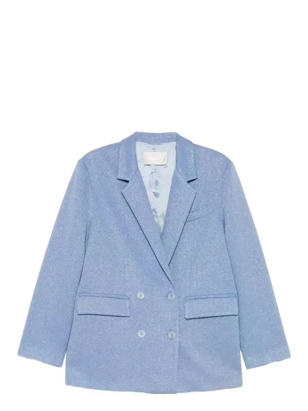 CIRCUS HOTEL Double-breasted Blazer - Blue