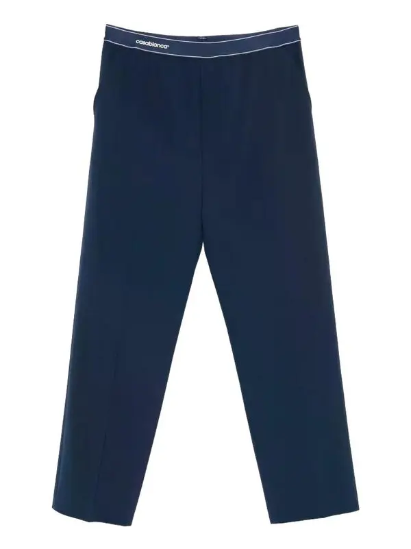 Casablanca Elasticated Waist Trousers - Blue