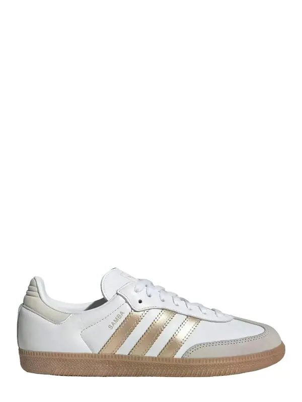 Adidas Samba Og Striped Sneakers - White
