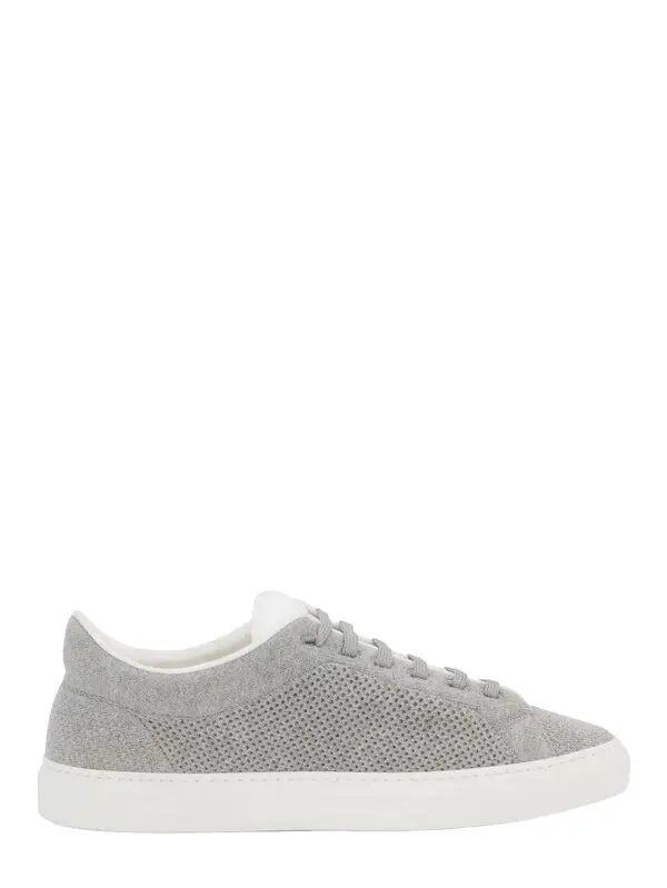 MOORER Boldini Perforated Sneakers - Grey