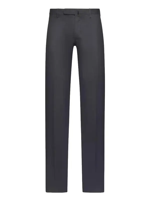 Incotex Tailored Cotton Trousers - Grey