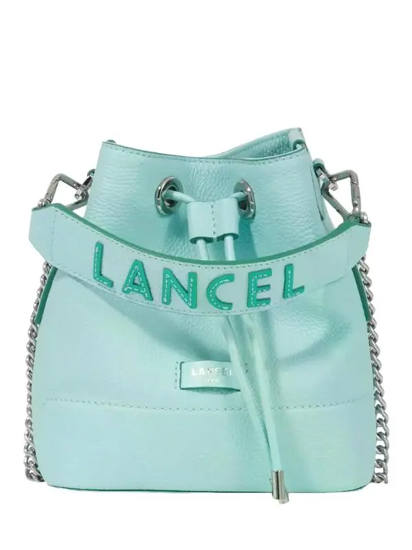 LANCEL Leather Bucket Bag - Blue