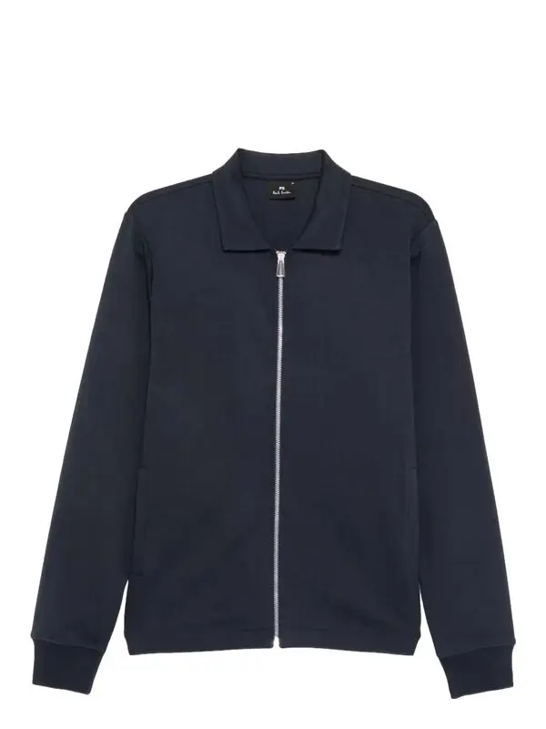 Paul Smith Collared Zipped Jacket - Blue