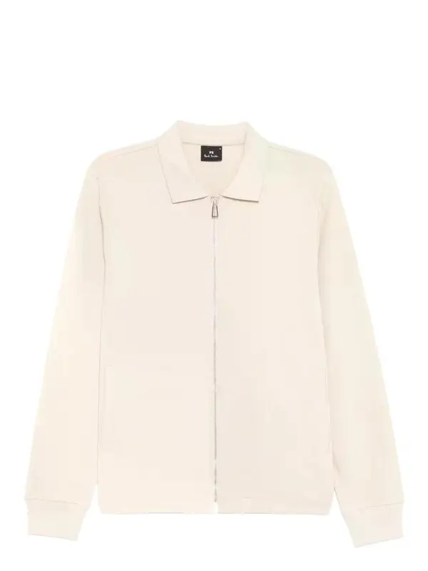 Paul Smith Collared Zipped Jacket - Neutrals