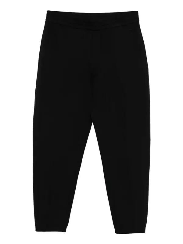 Emporio Armani Seam-detail Track Pants - Black