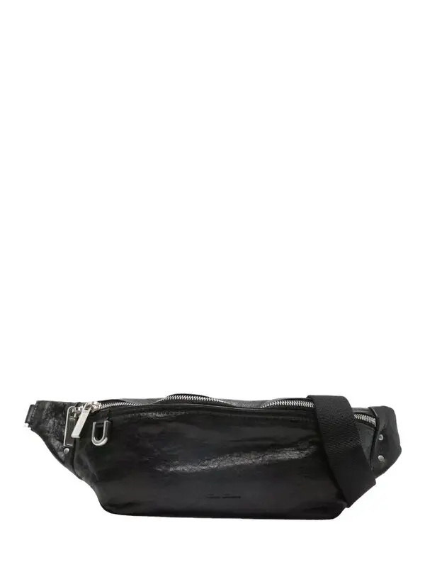Rick Owens Leather Belt Bag - Black
