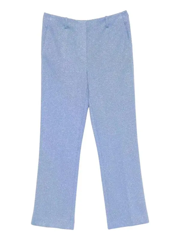 CIRCUS HOTEL Glitter Trousers - Blue