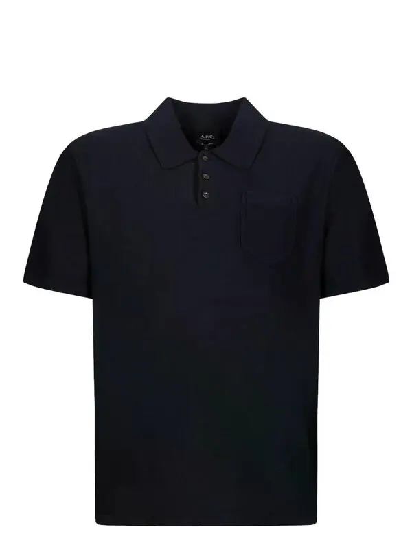 A.p.c. Pocket Polo Shirt - Blue