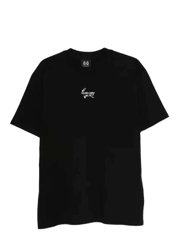 44 LABEL GROUP Graphic T-shirt - Black