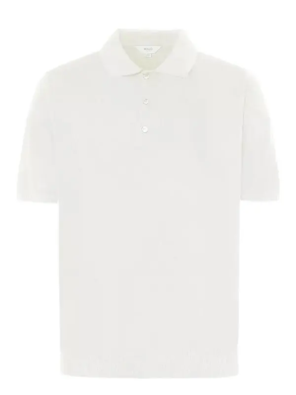 Malo Short-sleeve Polo Shirt - White